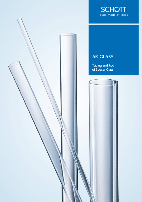 Schott - AR-Glas Tubing and Rod Catalogue - Csonka és Fiai Kft.